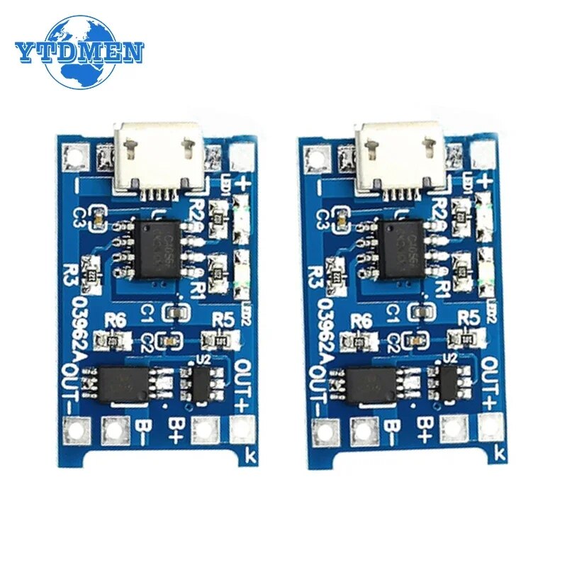 5PCS 5V 1A Micro USB 18650 Micro Lithium Battery Charging Board Charger ...