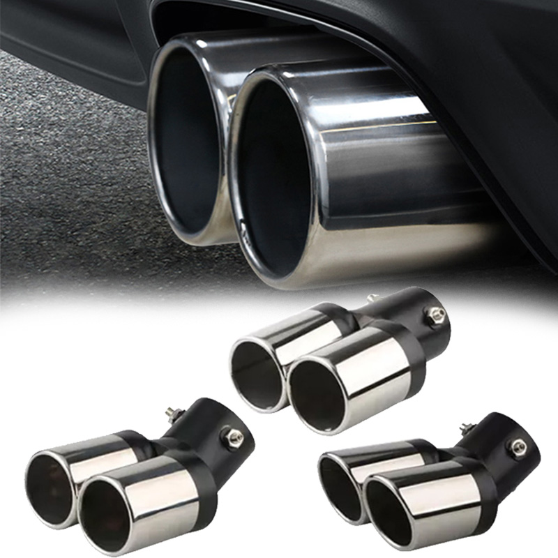 【Limited Time Only】 1PCS 2.5" Inlet Car Auto Exhaust Muffler Tip ...
