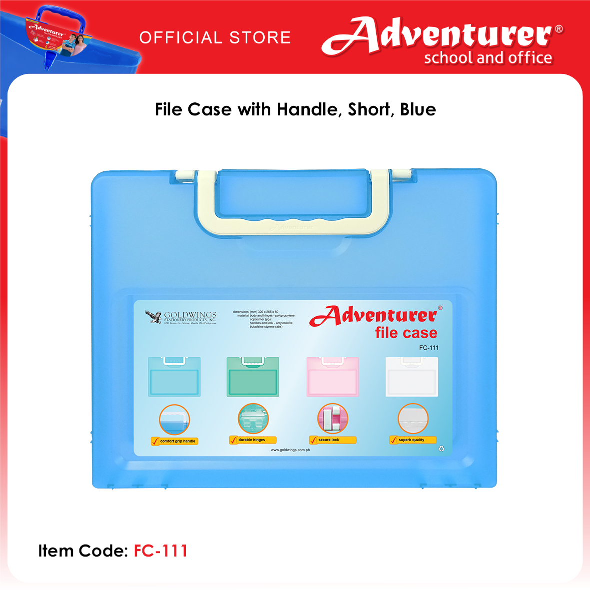 Adventurer File Case with Handle, Short | Lazada PH