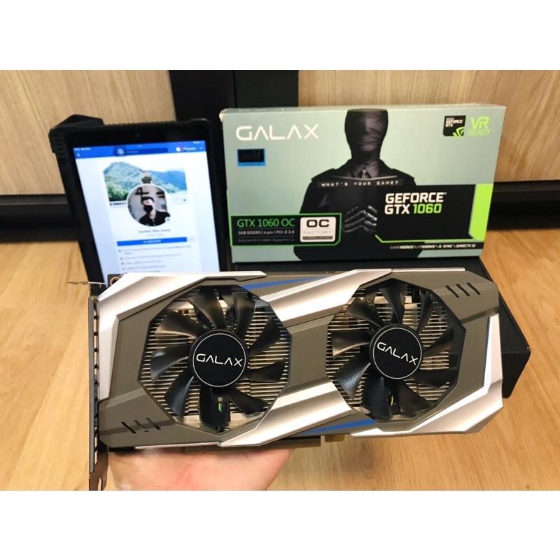GALAX GTX 1060 OC 3GB สภาพใหม่ม๊ากกก เคยเป็นประกันไทย ASCENTI ประกันหมด ...