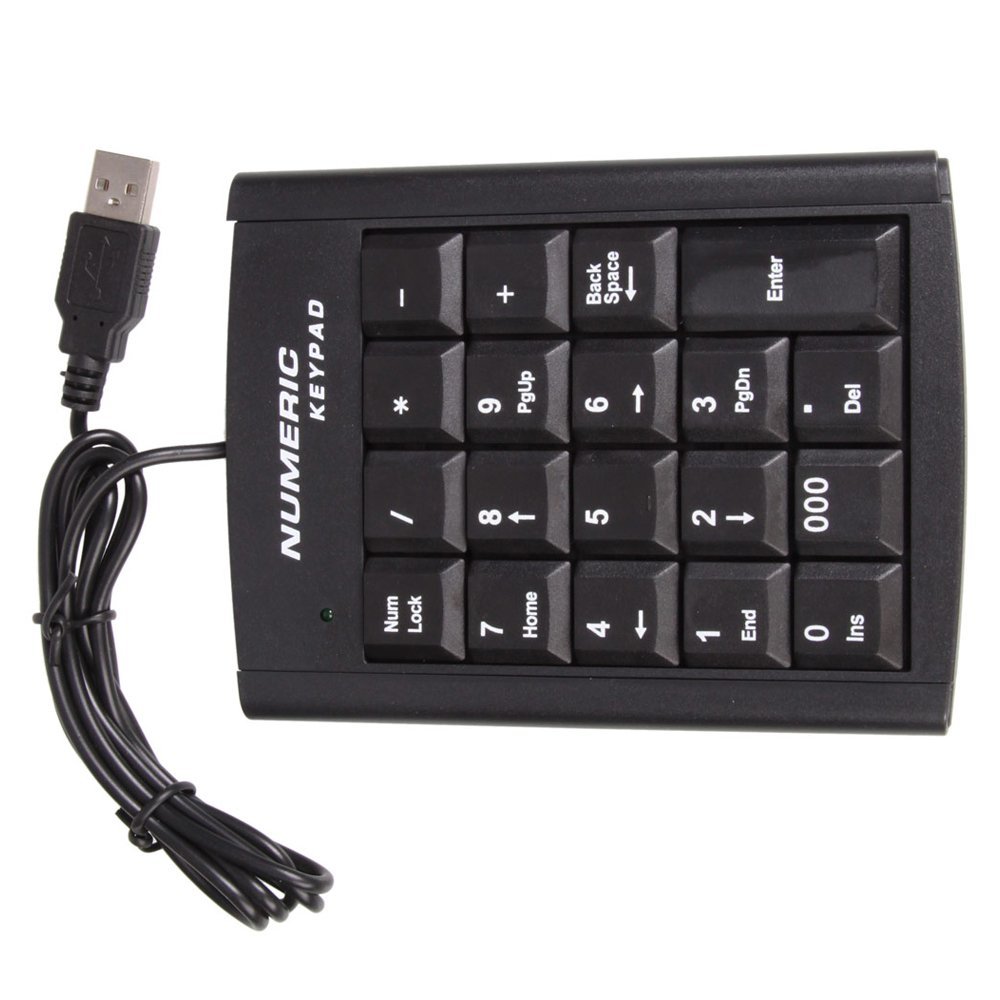 General USB19 a Premium numeric keypad Health black | Daraz.com.bd