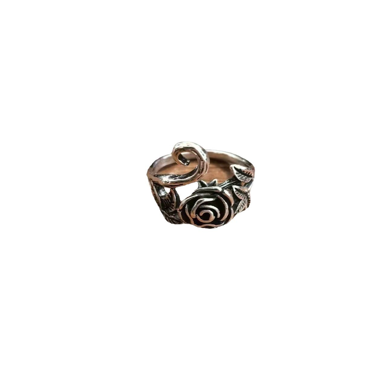 New Retro Lucky Cloud Ring Men's Trendy Anti-Thai Silver Open Ring Men ...