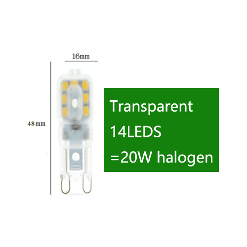 【TopazTrove】Dimmable G9 14/22/32LED Lamp Mini LED Bulb AC 220V SMD2835 ...