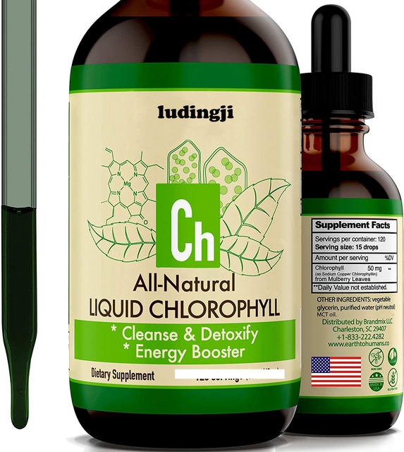 【Free-delivery】 Pure Chlorophyll Extract Chlorophyll Drops For Skin ...