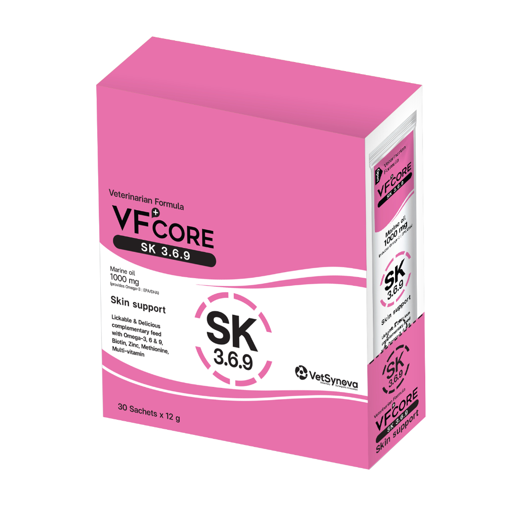 [ยกกล่อง 30ซอง] ขนมแมวเลีย VF Core VFcore อาหารเสริม ไลซีน, บำรุงเลือด, บำรุงข้อต่อ ขนาด 12 g.x ...