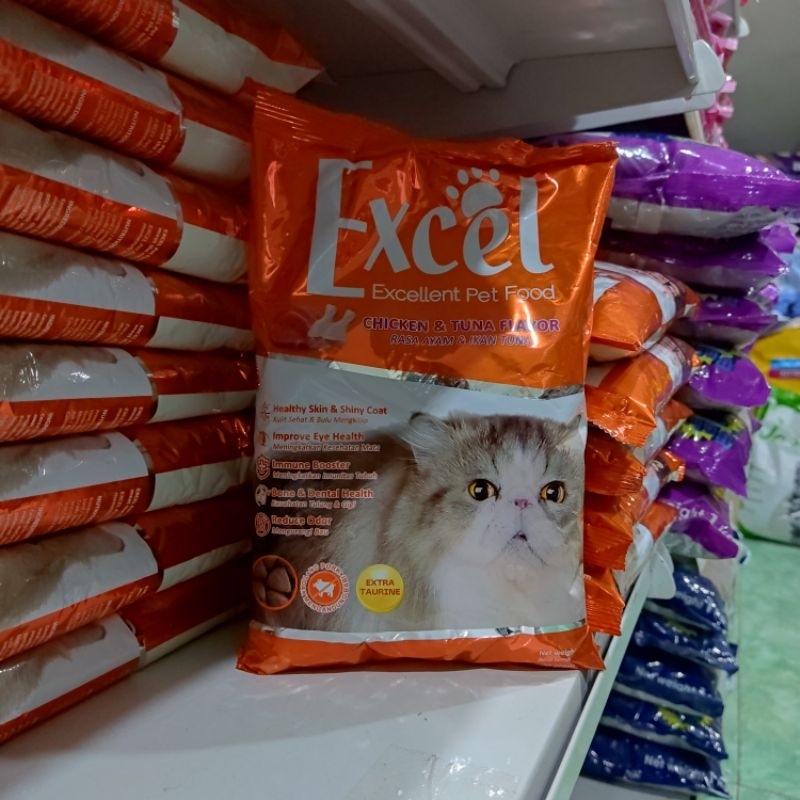 EXCEL SEGITIGA TUNA CHICKEN FRESHPACK 500gr - MAKANAN KUCING DEWASA ...