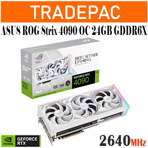 ASUS ROG Strix GeForce RTX 4090 24GB GDDR6X Black/White OC Edition ...