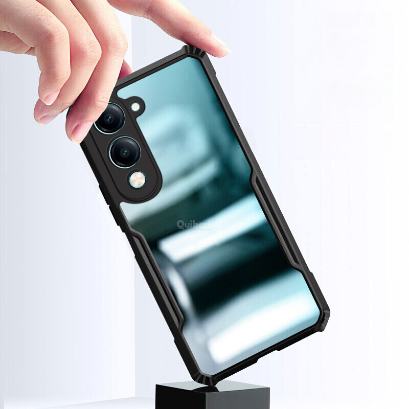 xipare for Vivo Y04 4G Clear Case Shockproof Transparent Hard Phone ...