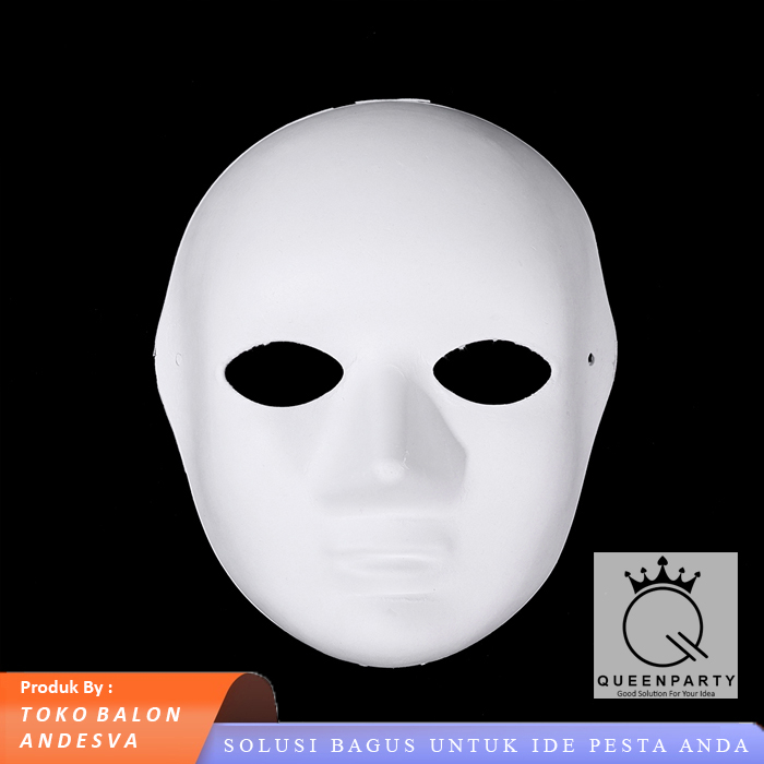 Topeng Polos DIY / Topeng halloween / Mask Party / topeng Polos Lukis ...
