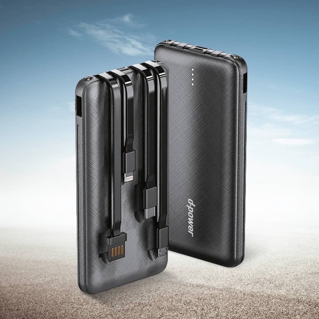 D-power GC100 Fast Power Bank 10000mAh แบตสำรอง พาวเวอร์แบงค์ แบตเตอรี่ ...