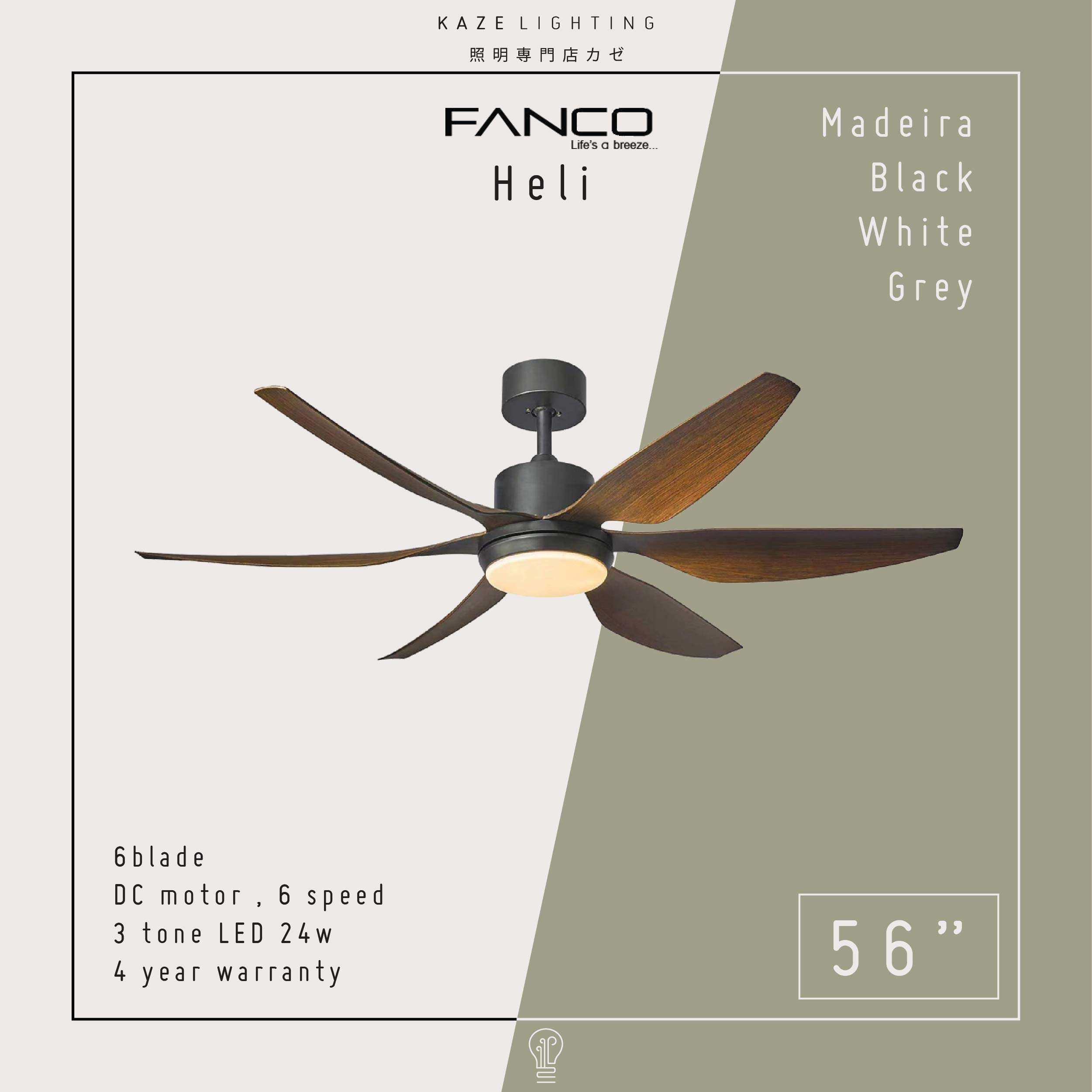[INSTALLATION] - FANCO HELI 56 Inch DC Motor Ceiling Fan with 3tone LED ...