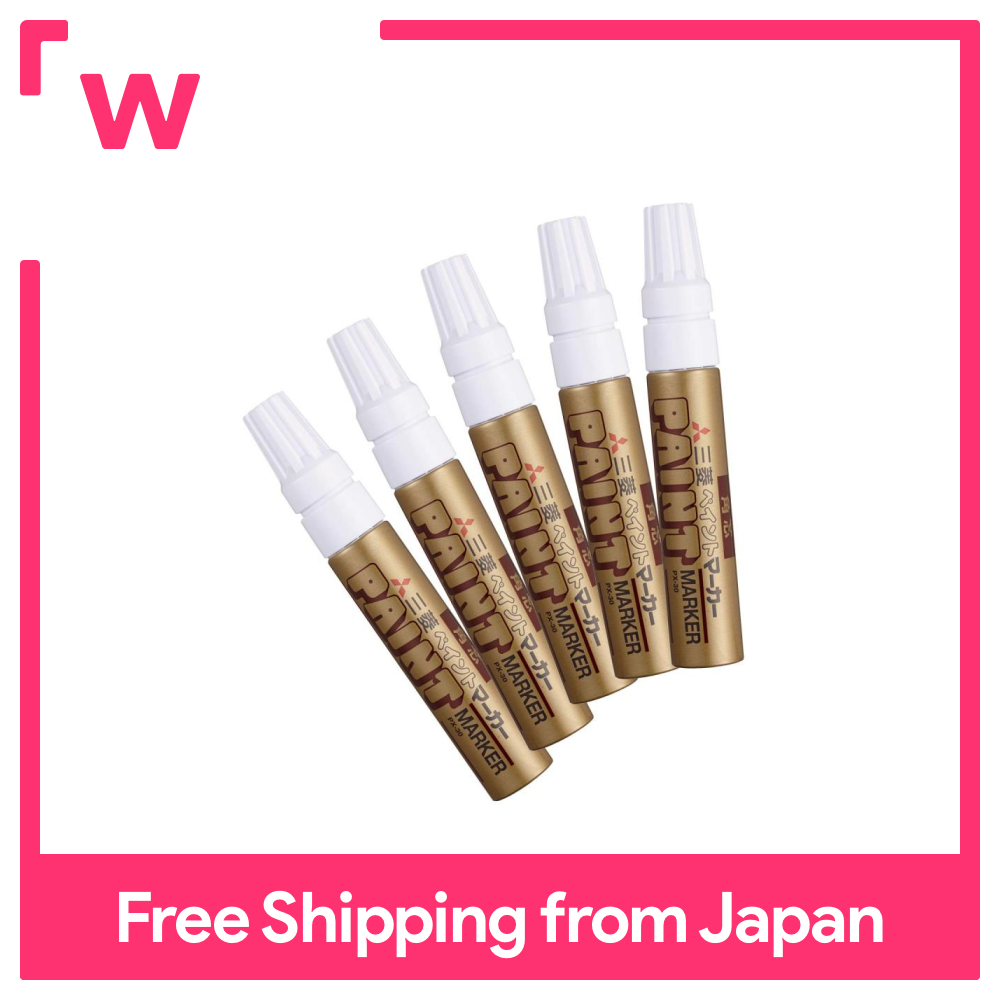 Mitsubishi Pencil Paint Marker Bold Gold 5 PX30.25 | Lazada PH