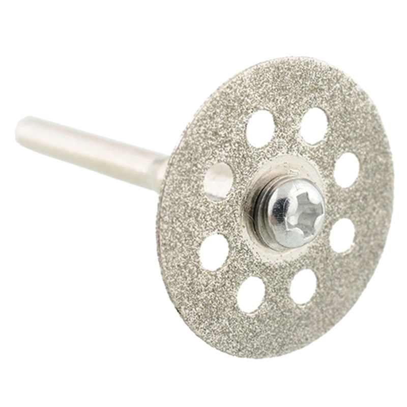 (GDSW) 10Pcs Mini 22mm Diamond Cutting Disc Saw Blade 20Pcs 3mm Shank ...