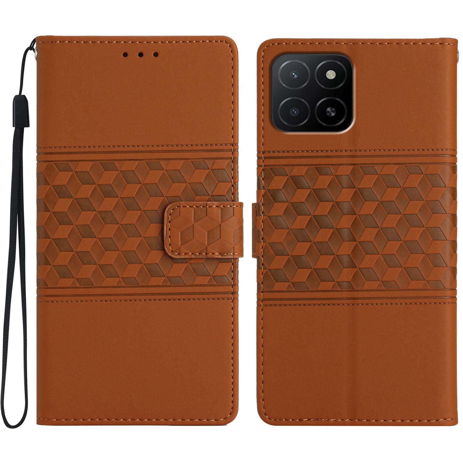 New arrival- Diamond Embossed Skin Feel Leather Phone Case For Honor ...