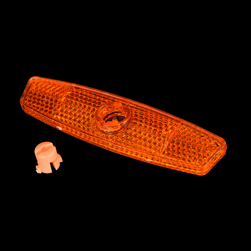 Bicycle Bike Wheel Reflector Safety Spoke Reflective Mount Vintage Clip ...