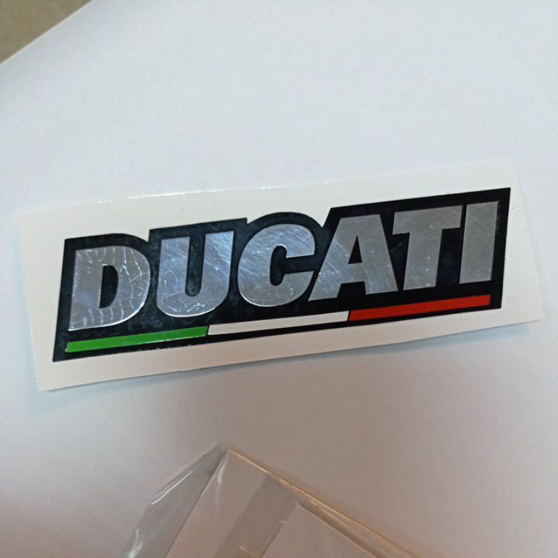 Ducati logo sticker chrome | Lazada