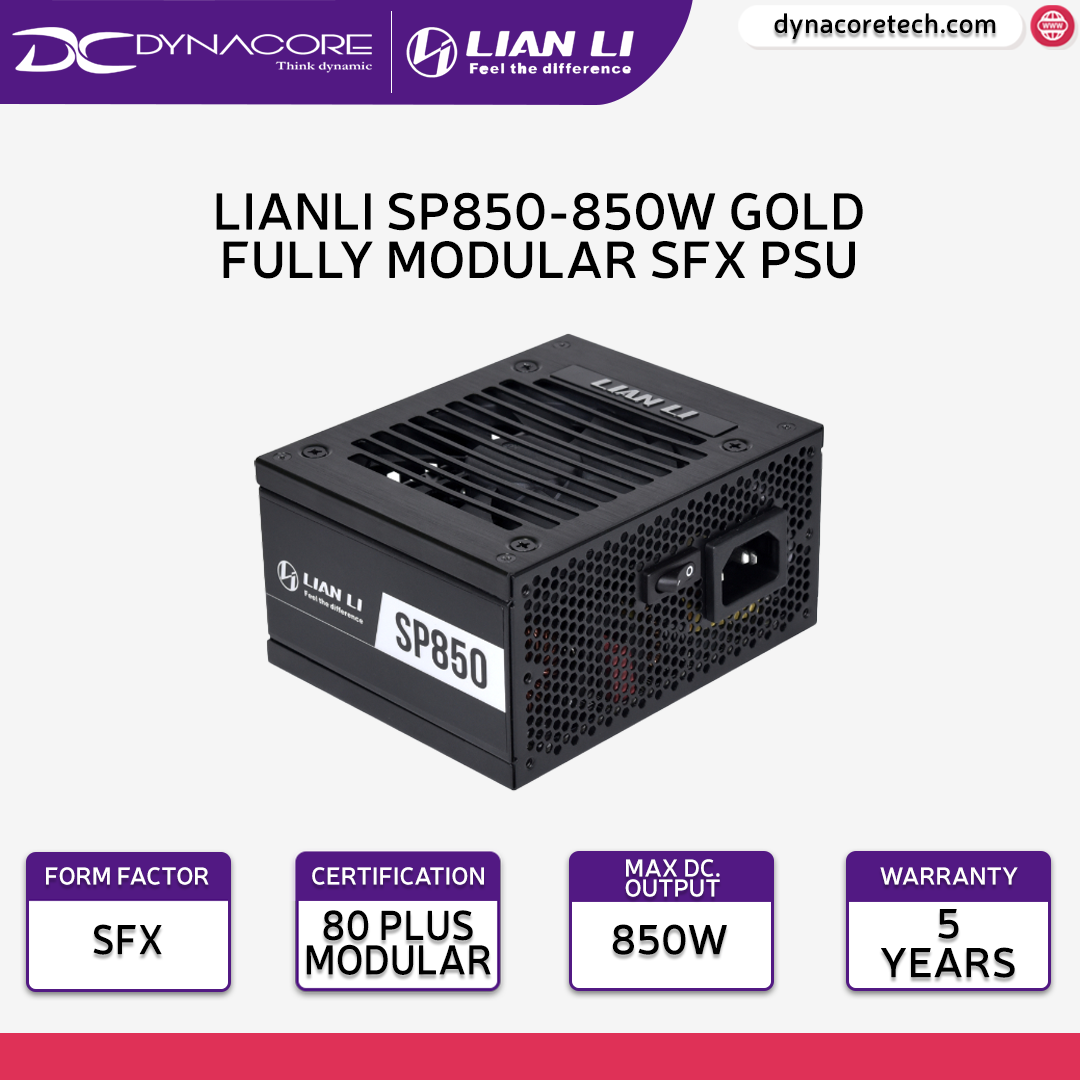 Lian Li SP850 850W 80+ Gold SFX Fully Modular Power Supply | Lazada ...