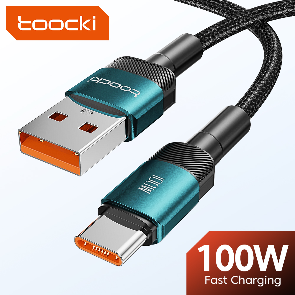 Toocki USB Type C Cable 100W Fast Charging 6A Type C Cable for Xiaomi ...