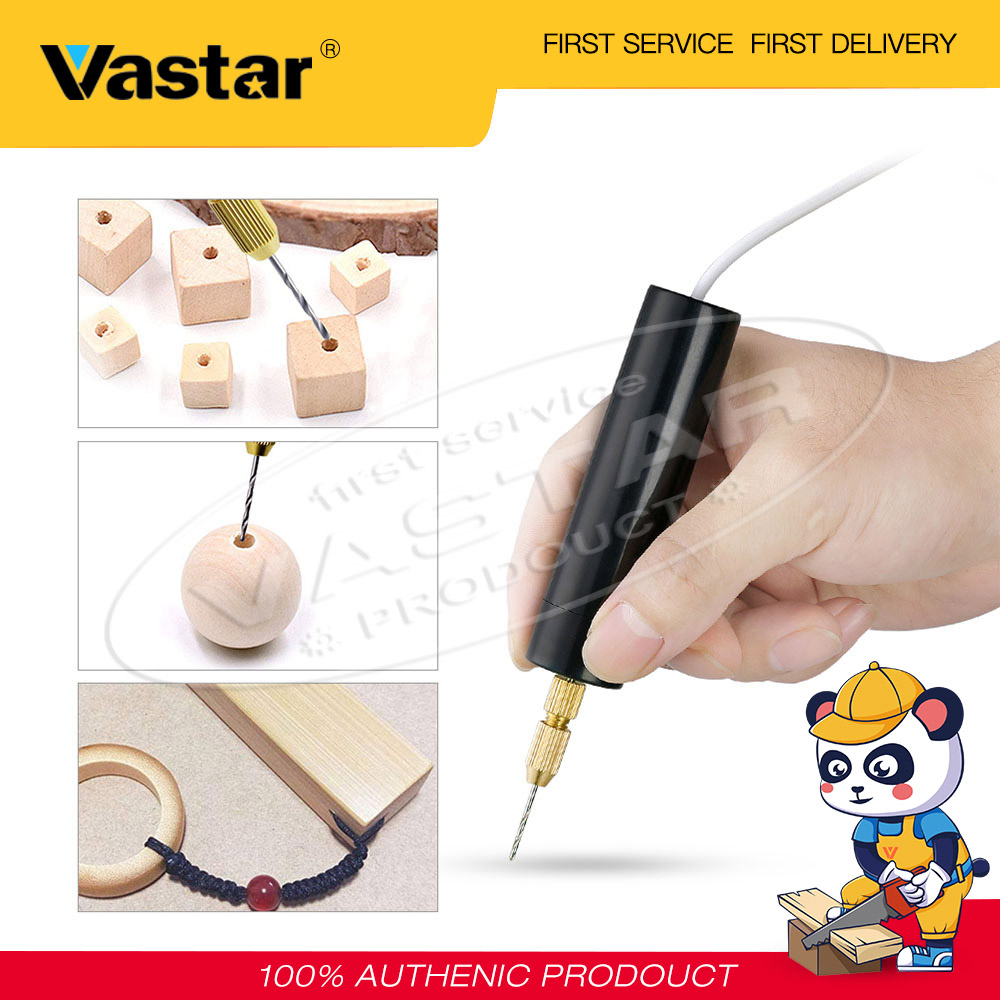 Vastar Portable Mini Small Electric Drills Handheld Micro USB Drill ...