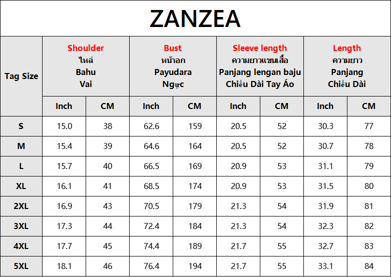 ZANZEA Muslimah Women Elegant Full Sleeve Texture Shirt Side Split ...