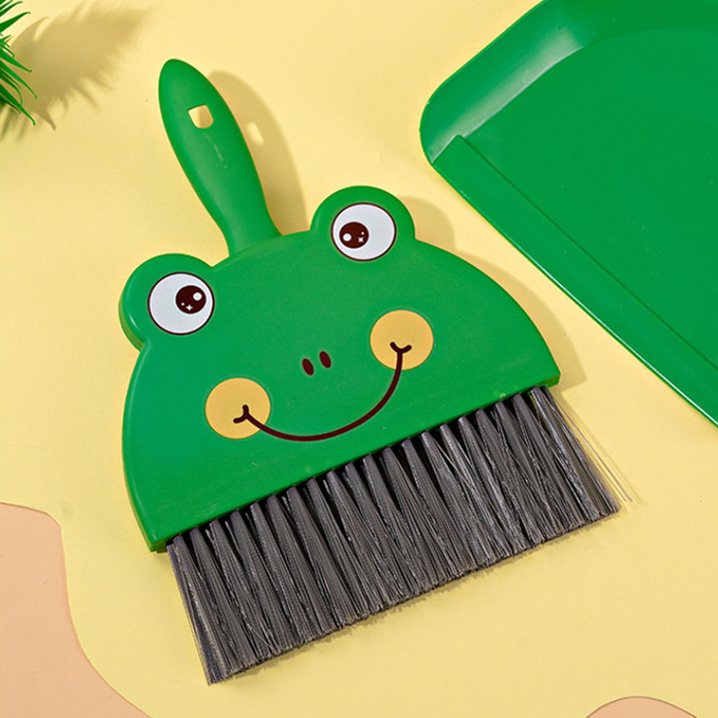 Small Broom Dustpan Set Household Desk Cleaning Desk Cleaning Garbage ...