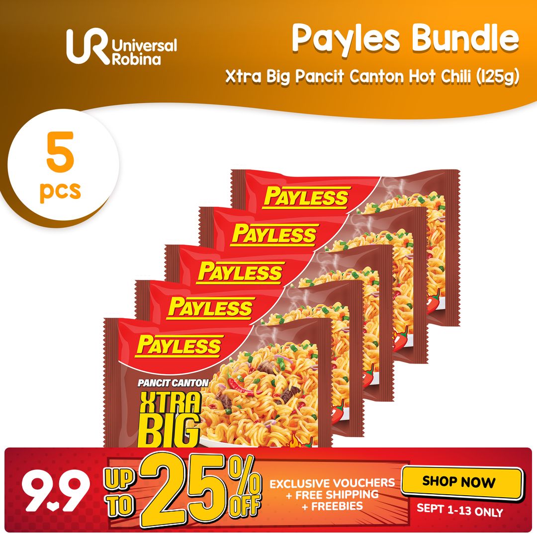 5 x Payless Xtra Big Pancit Canton Hot Chili (125g) | Lazada PH