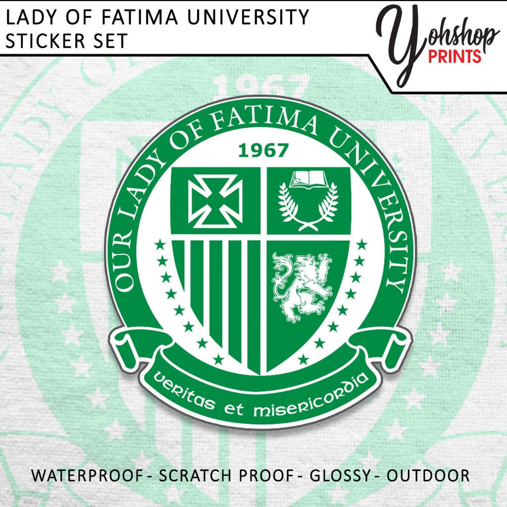 University Logos | Car Decal University Logo | Our Lady Of Fatima ...