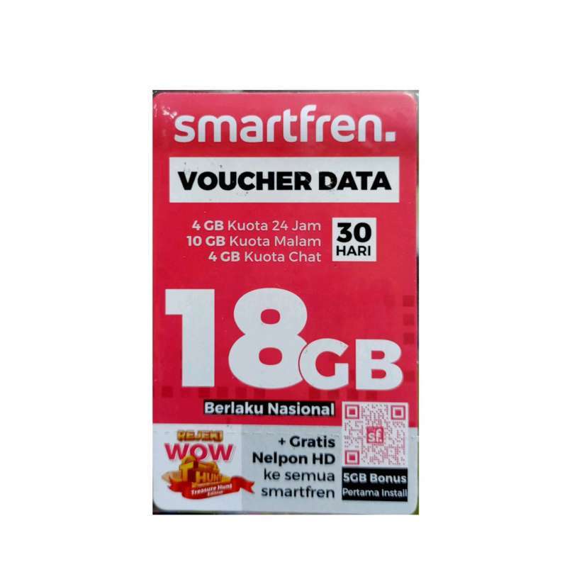 Voucher Data Smartfren NASIONAL MURAH | Lazada Indonesia