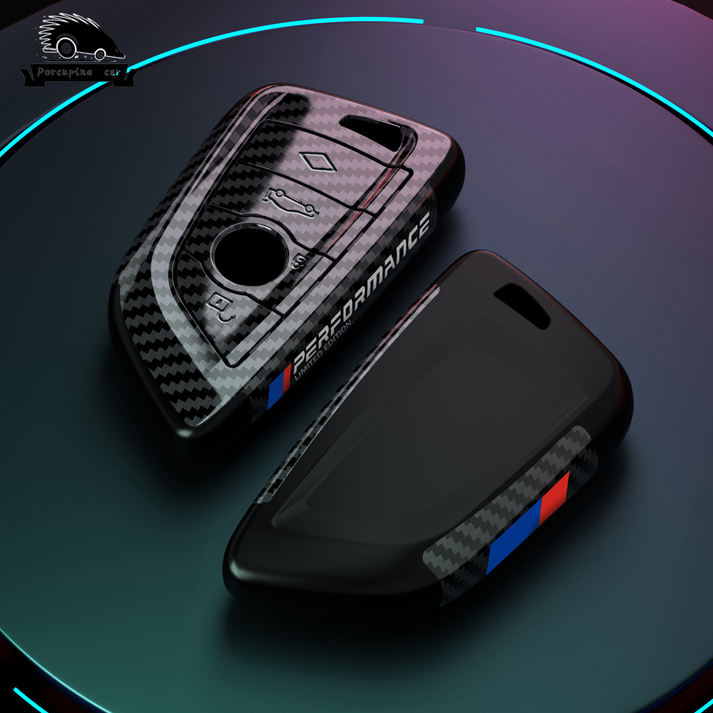 NEW 【Special offer】ABS Carbon fiber Car Remote Key Case Cover for BMW ...