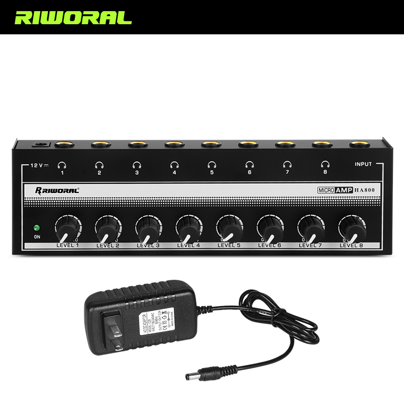 Headphone Splitter Amplifier 4 Channel Headphone Amplifier with 1/4 ...