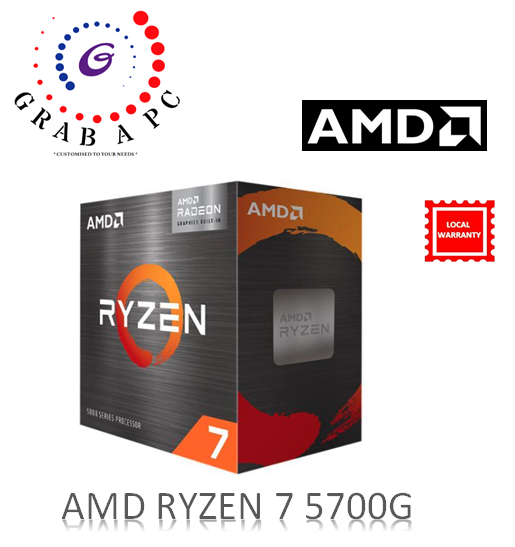 AMD RYZEN 7 5700G PROCESSOR WITH WRAITH STEALTH COOLER | Lazada Singapore