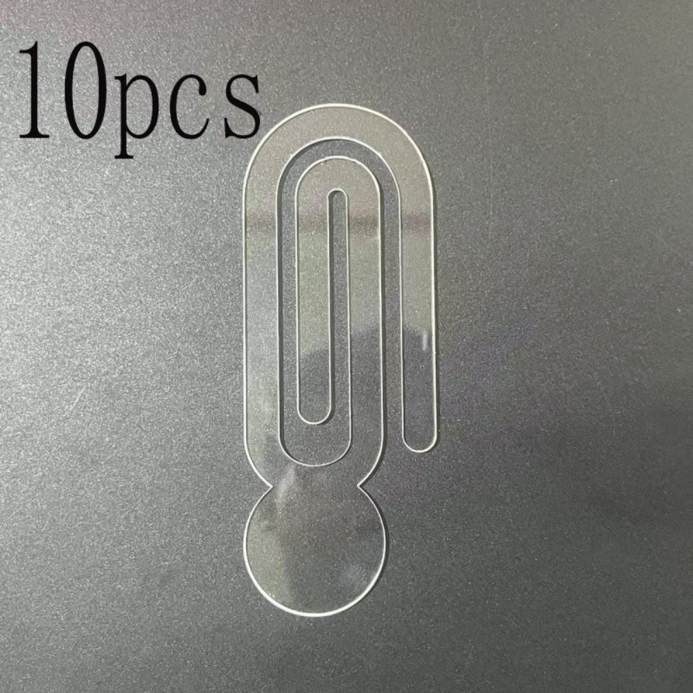 10Pcs Stationery Acrylic DIY Bookmarks Sublimation Blanks Transparent ...