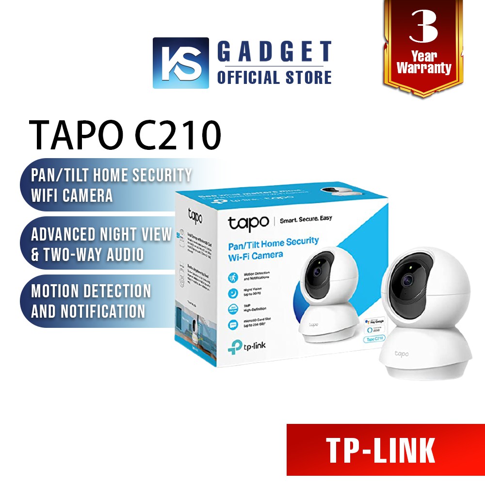 [READY STOCK] TP-LINK TAPO SERIES SECURITY WIFI CAMERA (C100/C110/C210/C310/C320WS) [ IP CAM ...