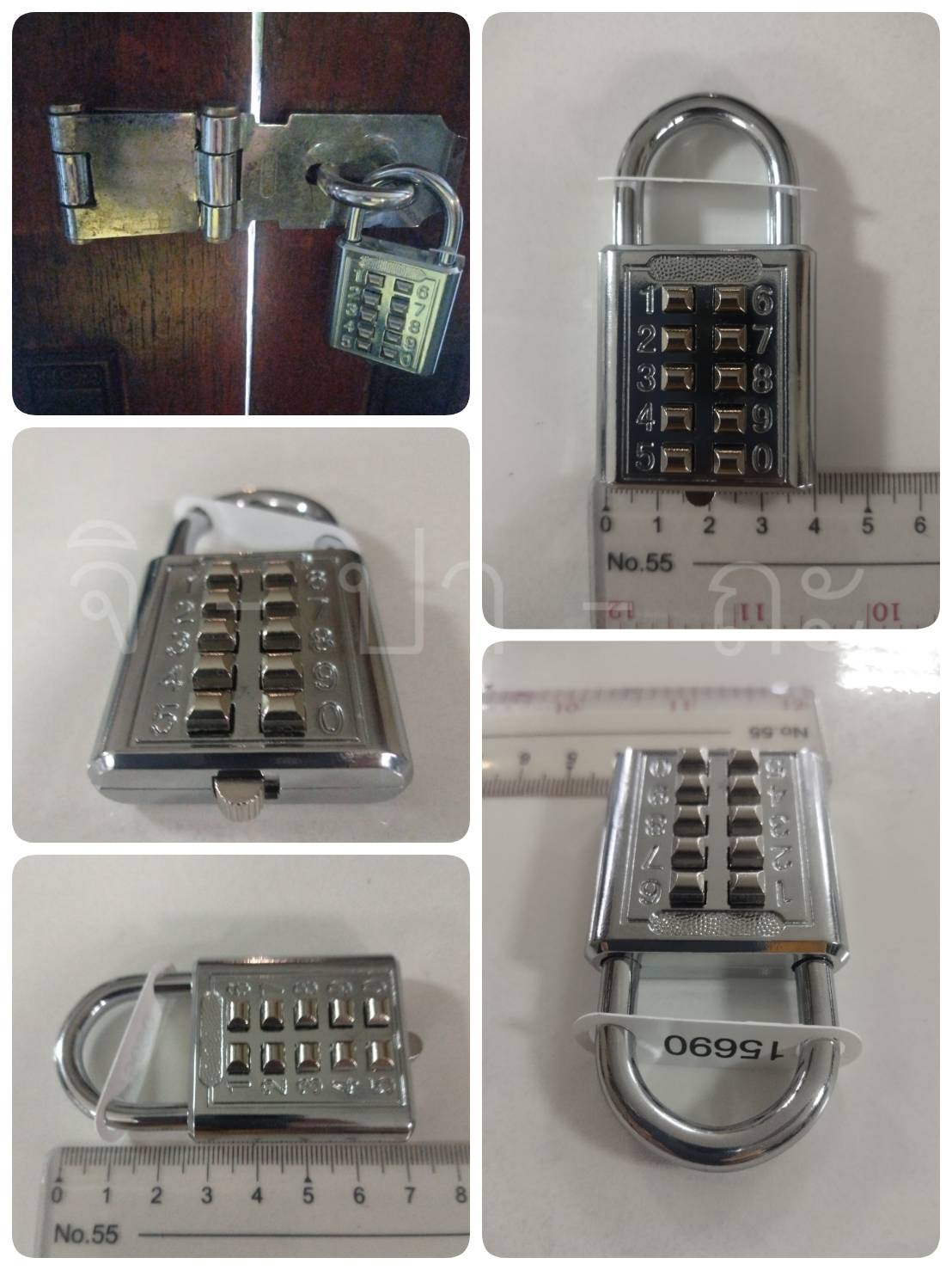 Password Lock กุญแจรหัสล็อค อเนกประสงค์ ขนาด L40 | Lazada.co.th