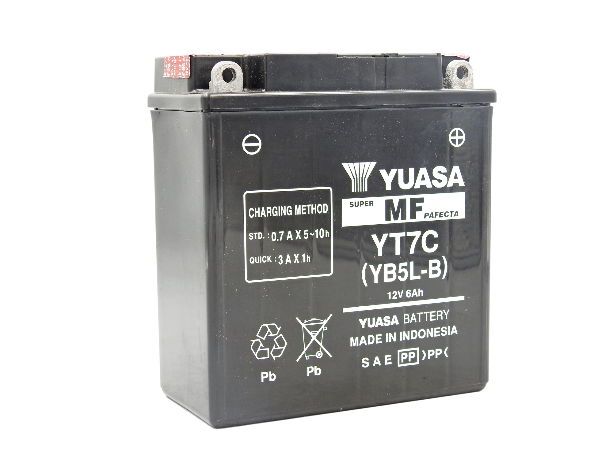 Yuasa YT7C (YB5L-B) Maintenance Free Motorcycle Battery (Indonesia ...