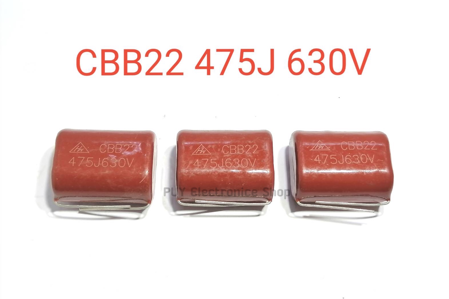 Capacitor 250V /475J 475/400V 475J630V 630V225J 104J630V CBB 22 105J630V มี6 รุ่นให้เลือก คาปา ...