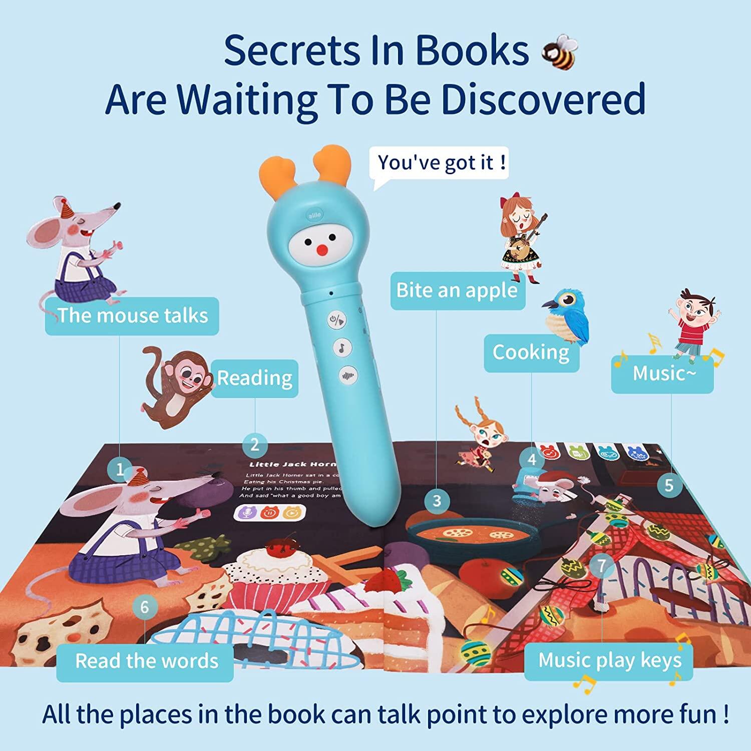 สำหรับ0-7 ปี alilo Early Educational Talking Pen เครื่องเรียน สมาร์ท ...