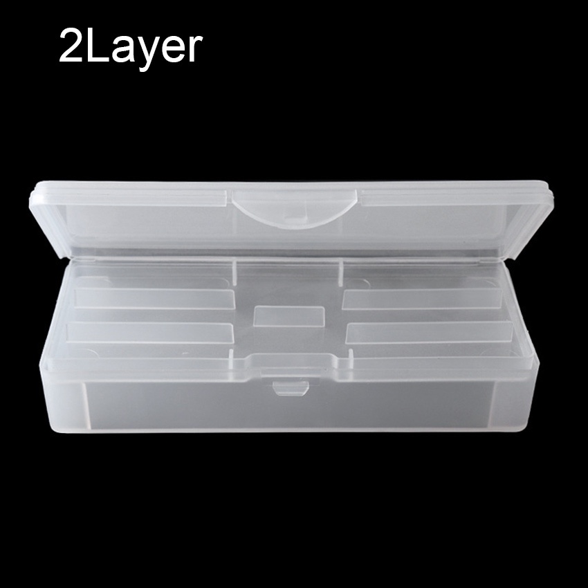 Nail Tool Box Susun Kotak Nail Manicure Storage Box Kotak Wadah Alat ...