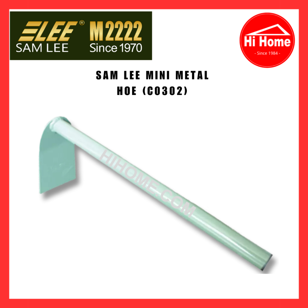 SAMLEE 13" METAL MINI HOE IRON HANDLE Logam cangkul mini pemegang besi ...