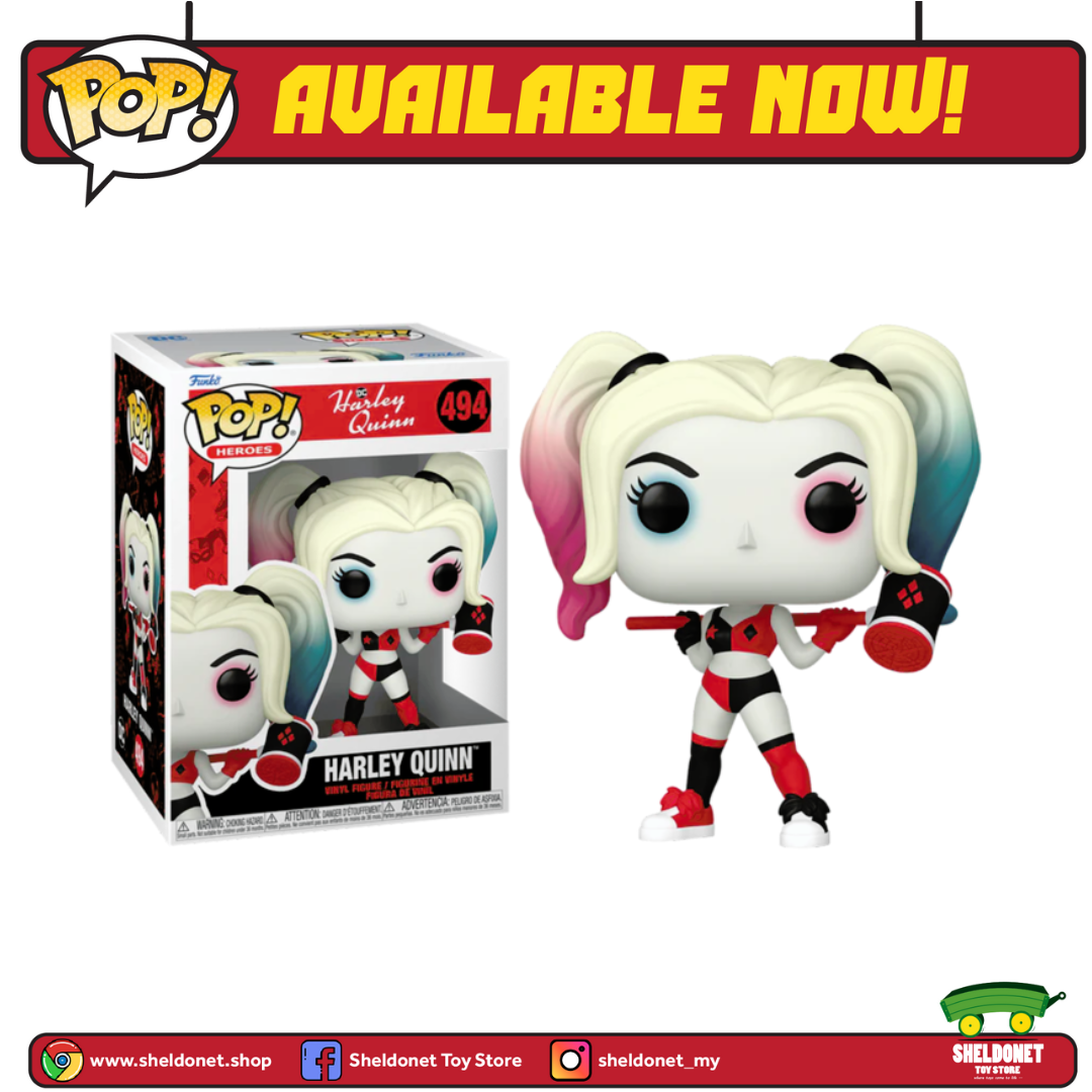 [IN-STOCK] Funko Pop! Heroes: Harley Quinn: Animated Series - Harley ...