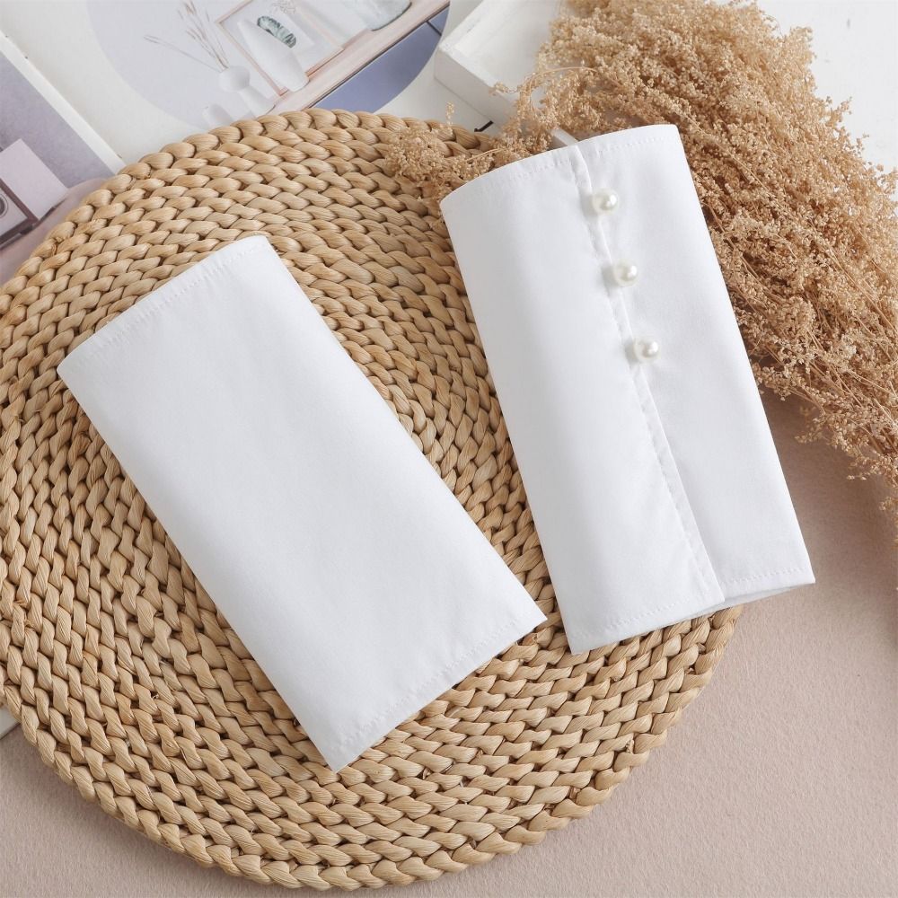 Elegant Detachable Fake Hand Sleeves Comfortable Decorative Women Cuff ...