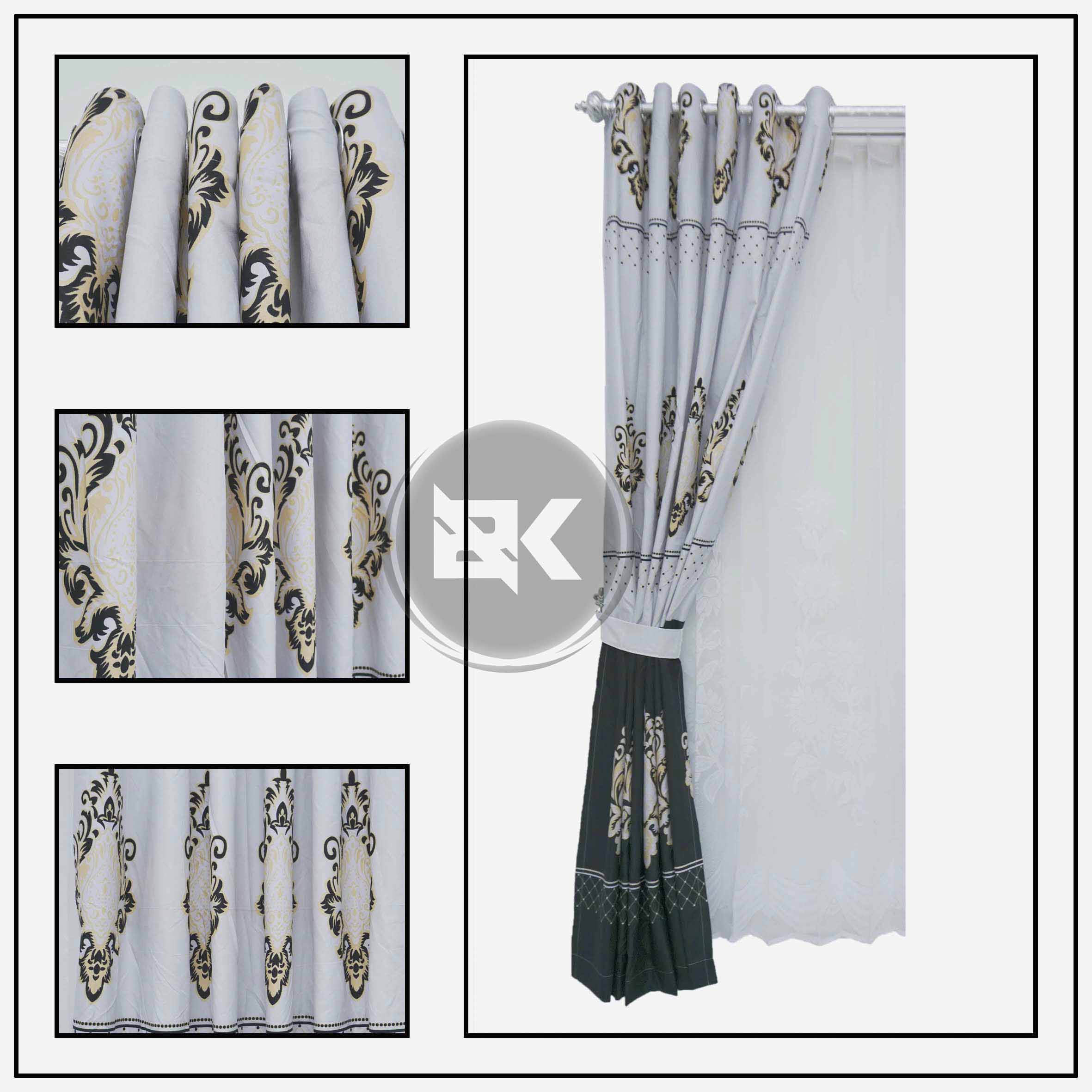 [GORDEN QU] Gorden jendela gorden pintu gorden blazer katun amanda ...