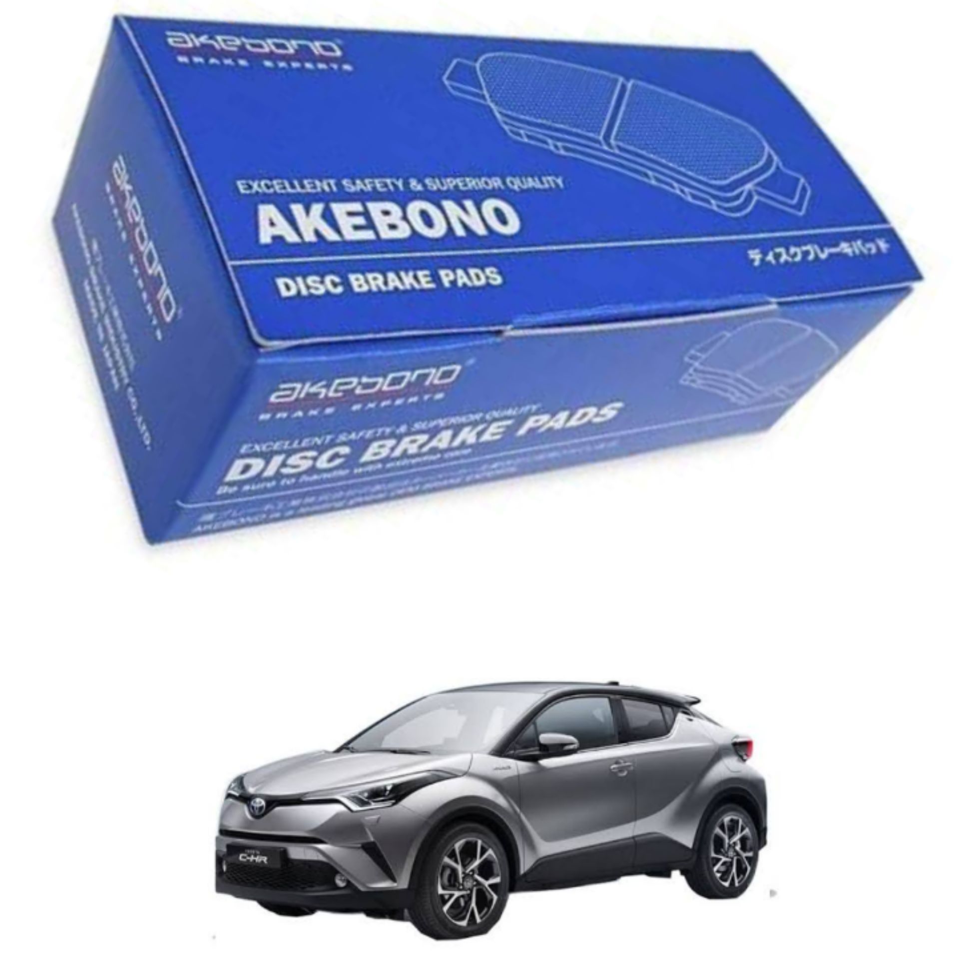 Disc Pad Toyota CHR Akabeno Front Made In Japan | Daraz.pk