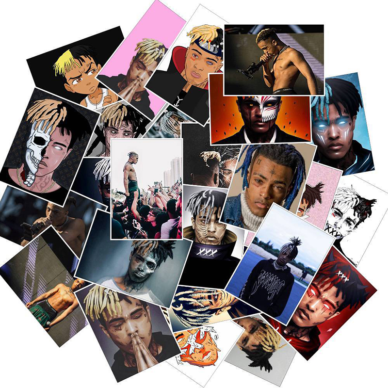 【UrbanNomad】25pcs American Rapper XXXTENTACION Poster Sticker For ...