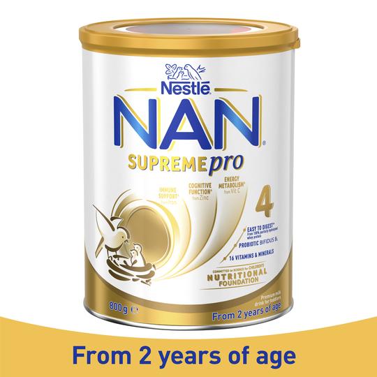 Nestle NAN HA SUPREMEpro 4, Premium Toddler 2+ Years Milk Drink Powder ...