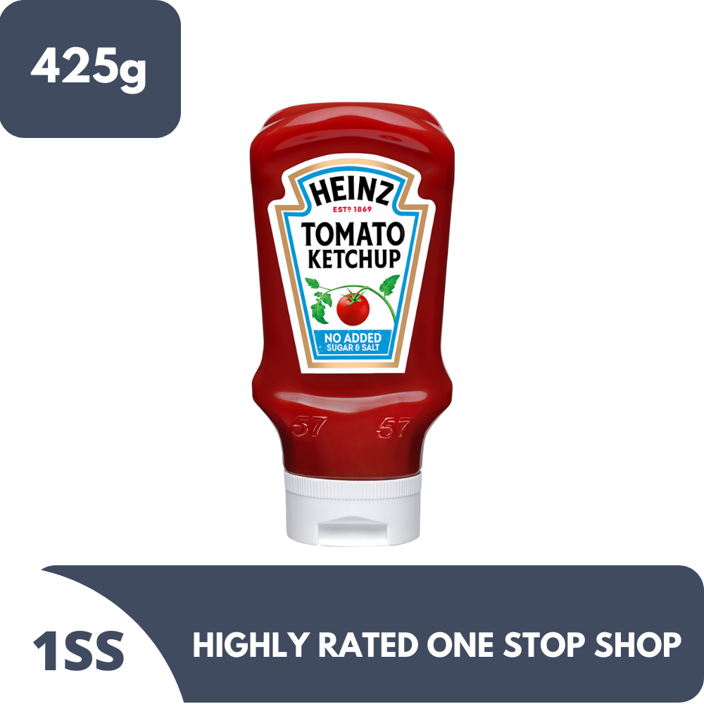 Heinz Tomato Ketchup No Added Sugar & Salt 425g | Lazada PH