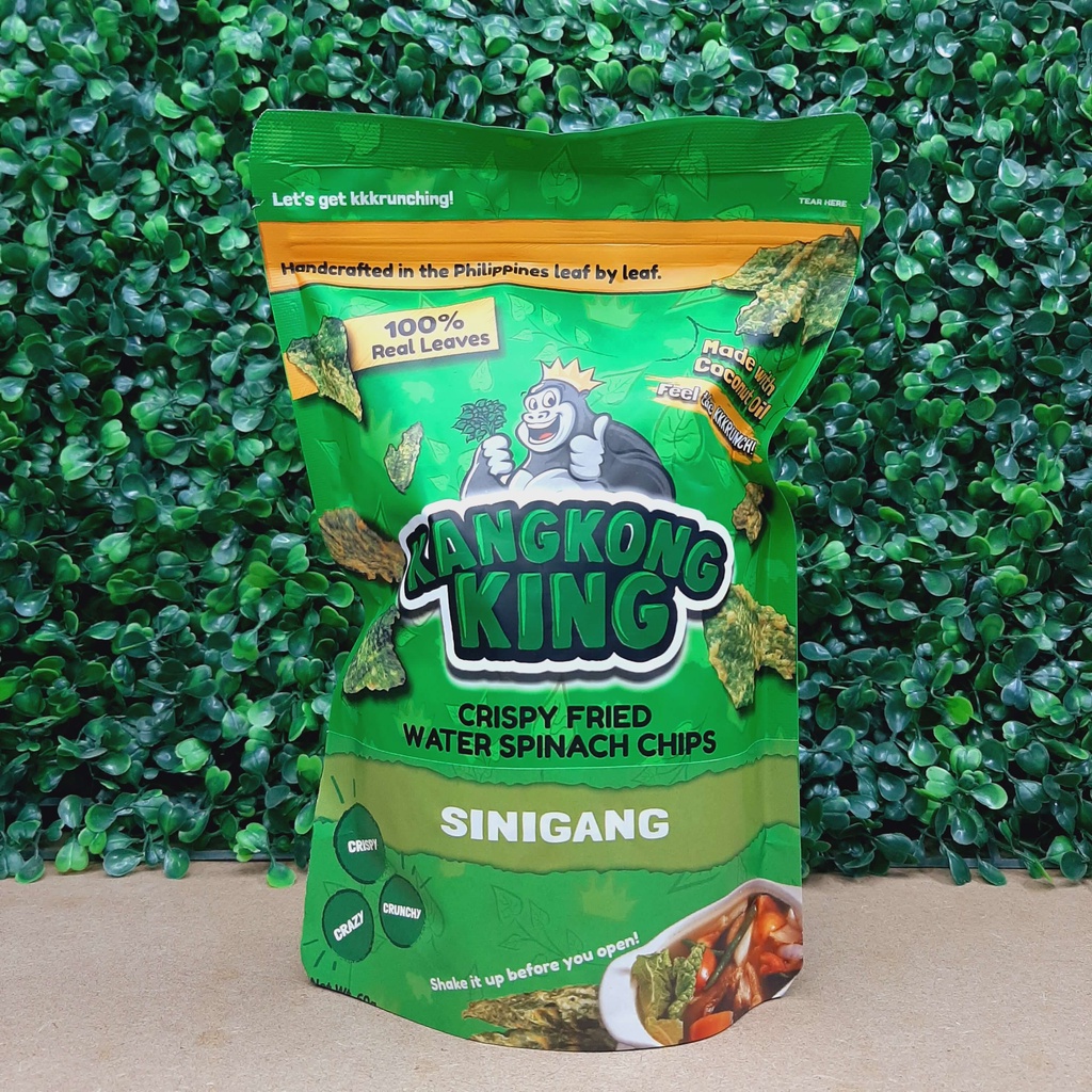Kangkong King Chips 100% Real Leaves | Vegan | Gluten-free | Lazada PH