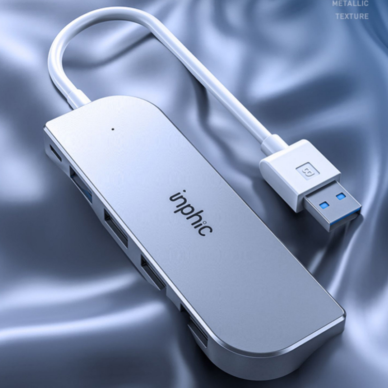 H6P High Speed HUB 3.0 (4.8GB/S ) HUB 5 in 1 USB /type C HUB เพิ่ม 5 ...