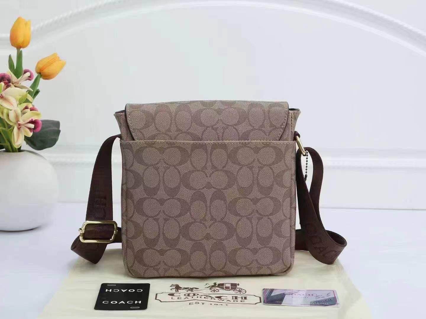 🔥 TRICHEF Coach Mens Bag Menssenger Bag Leather Bag Sling Bag Side Bag ...