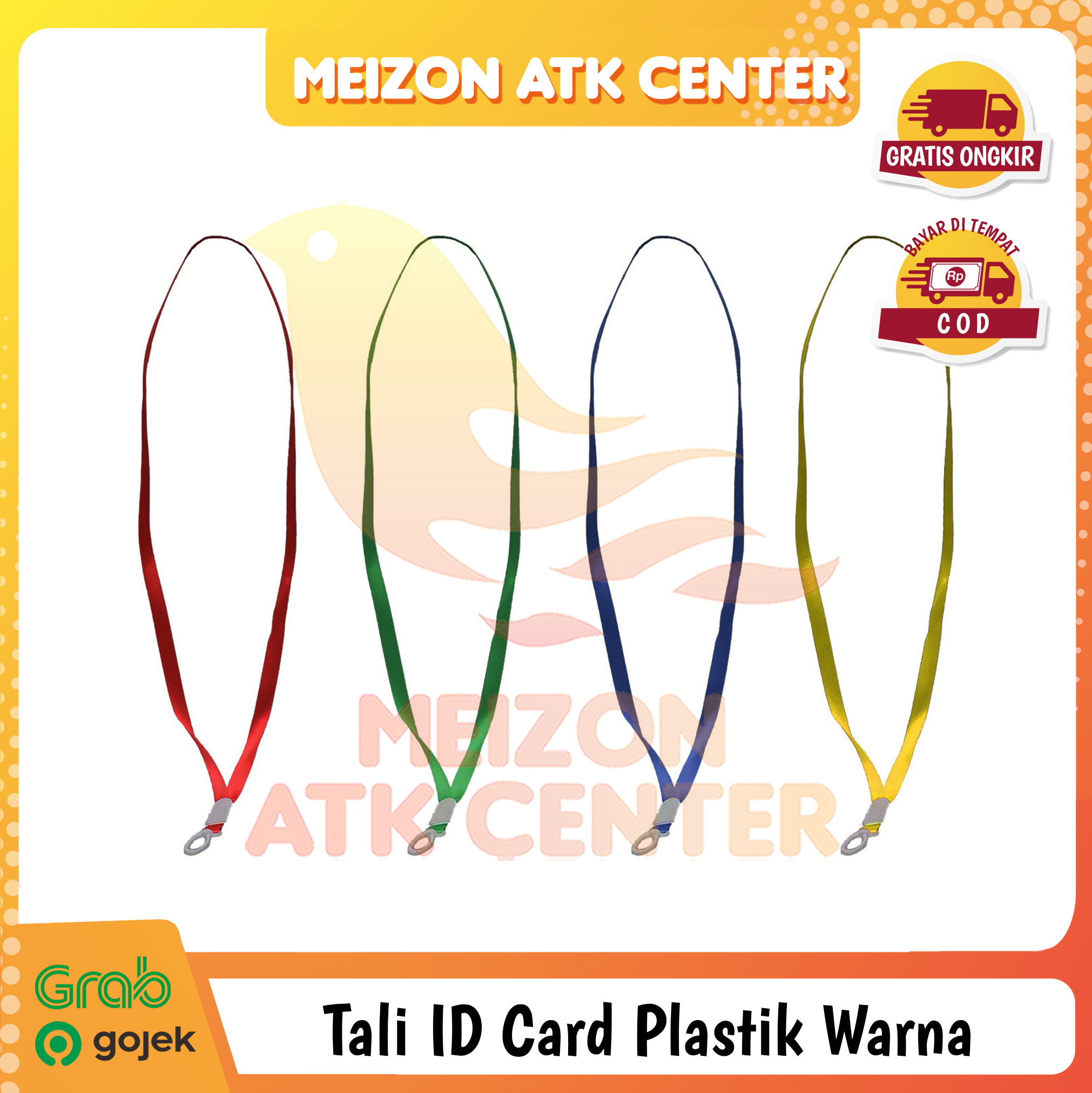 TALI ID CARD NAME TAG KAIT PLASTIK TALI NAME TAG TALI LANYARD [1 PACK ...